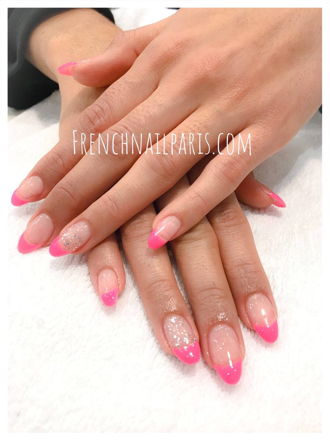 Remplissage résine vernis semi-permanent french | French Nail à Paris 15